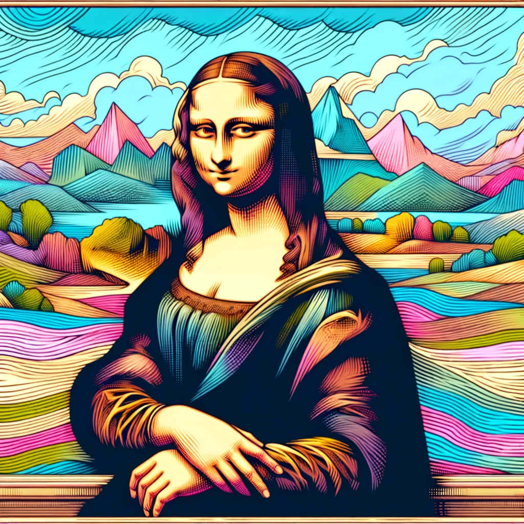 Erkläre warum das Gemälde der Mona Lisa von Leonardo da Vinci so ...