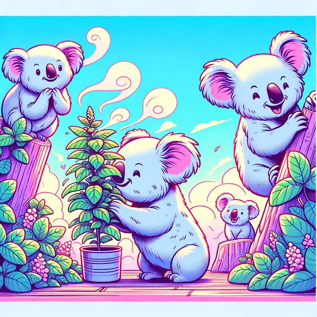 Erkläre warum riechen Koalas nach Pfefferminze? Erkläre warum riechen Koalas nach Pfefferminze?