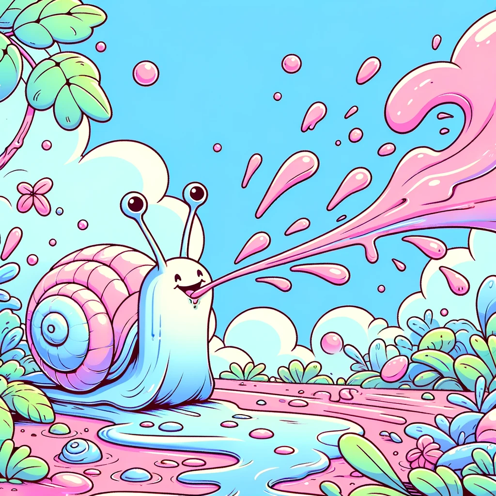 Erkläre warum schnecken sabbern.