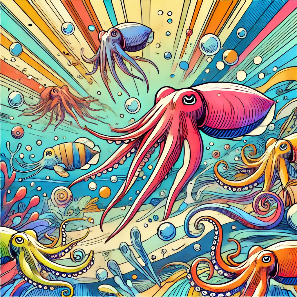 Erkläre, warum Tintenfische und Kraken ihre Farbe so schnell ändern können. Erkläre, warum Tintenfische und Kraken ihre Farbe so schnell ändern können.